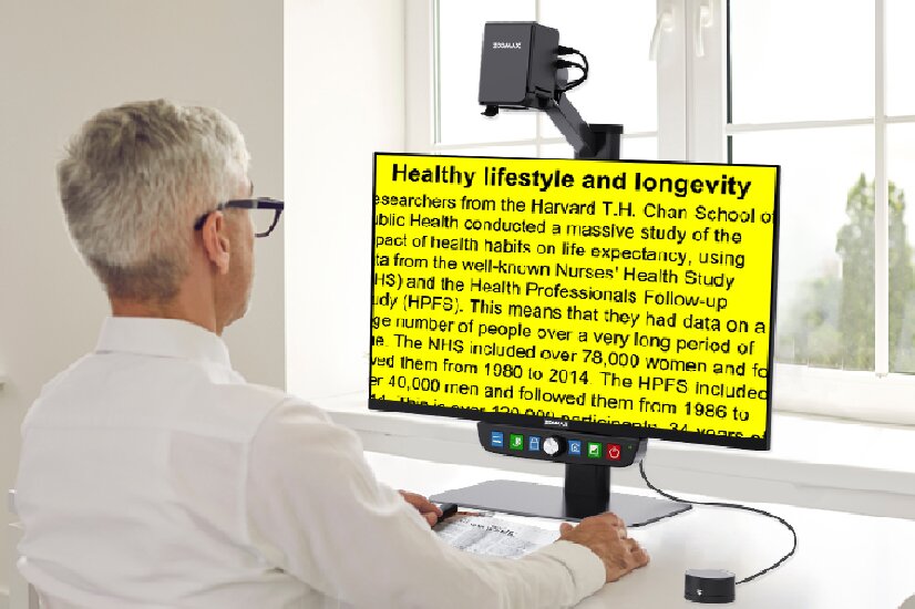 Zoomax - Electronic Video Magnifiers for Low Vision